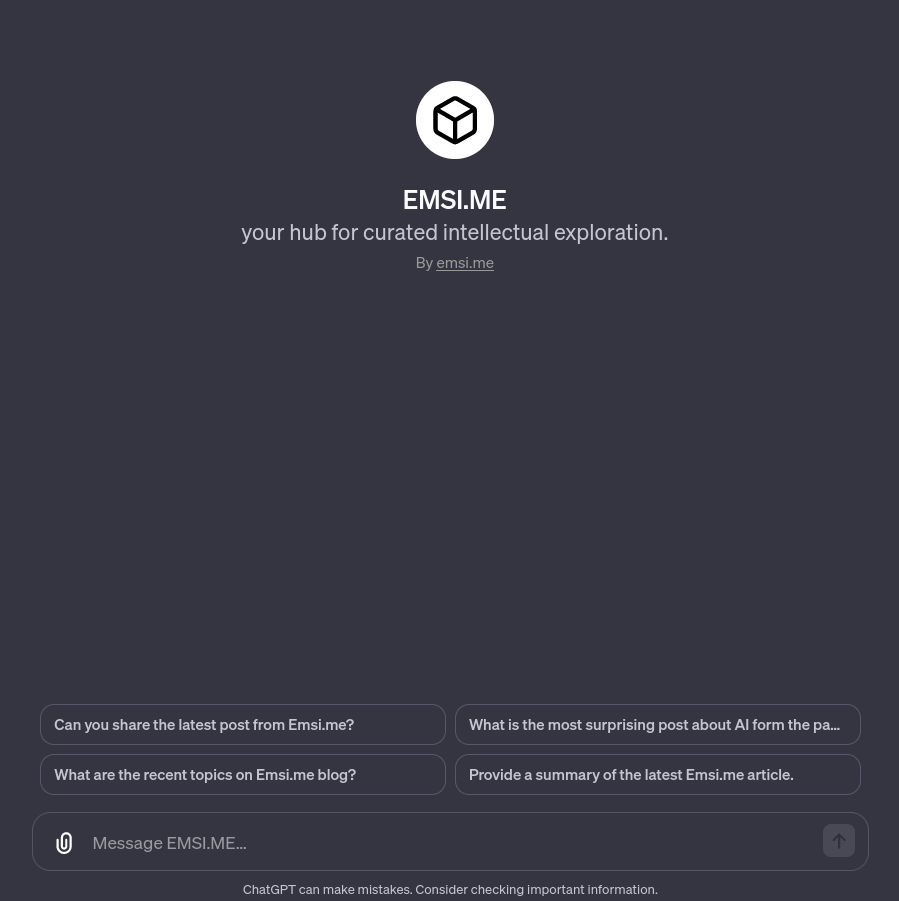 EMSI.ME GPT - Emsi's feed